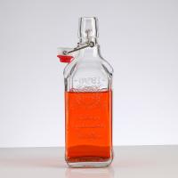 China 500ml Glass Bottle for Home Brewing of Alcohol Airtight Swing Top Seal Included for sale