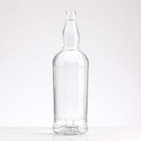 China 750ml Vodka Glass Bottle with Lid Finish and Customized Logo in Flint Glass for sale