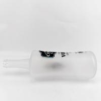 China Custom Glass Bottle Round Empty Vodka Whiskey 750ml 1000ml Decorative Liquor Bottles for sale