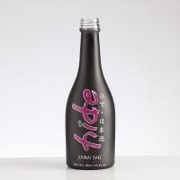 China Acceptable Customer's Logo Glass Bottle with Matte Black Spray Printing 500ml 750ml for sale