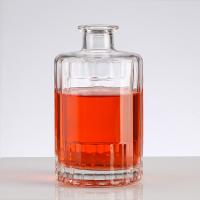 China Hot Stamping Surface Handling Custom Logo Empty Glass Bottle for Liquor Rum Gin Tequila for sale