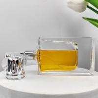 China Clear 100ml 50ml Glass Perfume Refill Bottle with Silver Sprayer Stylish and Durable for sale