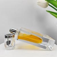 China Clear 100ml 50ml Glass Perfume Refill Bottle with Silver Sprayer Stylish and Durable for sale