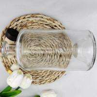 China Acceptable Customer's Logo 500ml Clear Brandy Whiskey Empty Wine Bottle with Cork for sale