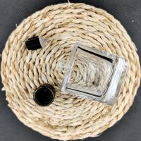 China Glass Body Material 100ml Unique Empty Perfume Bottle with Sprayer and Cork Cap for sale