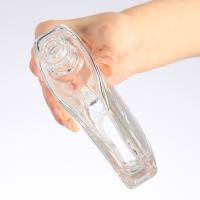 China Collar Material Clear Glass 250ml Custom Wine Bottle for Fruit Liqueur Packaging for sale