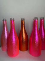 China 750ml Antique Blue Champagne Glass Bottle Wine Bottle with SCREW CAP Sealing Type for sale