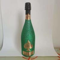 China 750ml Antique Blue Champagne Glass Bottle Wine Bottle with SCREW CAP Sealing Type for sale