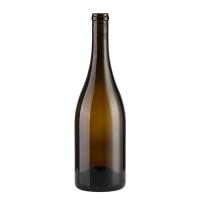 China 750 ml Glass Champaign Bottles in Black Matt Glass with Clients' Specific Requirements for sale