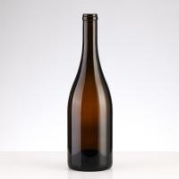 China 750 ml Glass Champaign Bottles in Black Matt Glass with Clients' Specific Requirements for sale