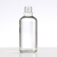 China 50ml/100ml Glass Perfume Bottle with CROWN CAP Sealing Type and Transparent Empty Design for sale