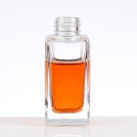 China High End Design 50ml Clear Glass Perfume Bottle with Custom Size Collar Material for sale
