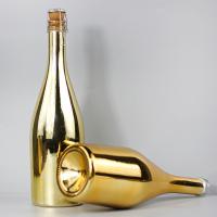 China Level Relief Glass Bottle Of Liquor Glass Material and Cap with Brush Sealing for sale
