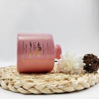 China Matte Pink Glass Round Bottom Diffuser Bottle 150ml 200ml with Eco-friendly Material for sale