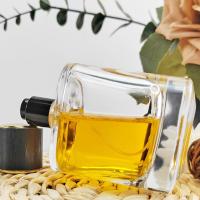 China Capacity 30ml Transparent Square Perfume Glass Bottles with Acceptable Customer's Logo for sale