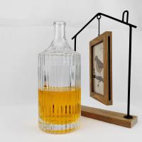 China Custom Glass Bottle for Vodka Whiskey Gin Tequila Brandy Rum 330 ml 500 ml 750 ml 1000 ml for sale