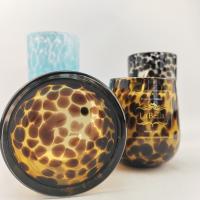 China 8 oz 10 oz 14 oz Luxury Empty Candle Jars Custom Logo Colorful Container Lid and Box for sale
