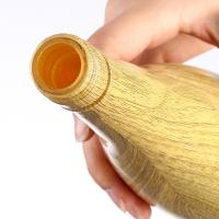 China Clients' Specific Requirements Wood Pattern Style 75cl Glass Bottles for Wine and Beer for sale