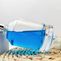 China Glass Products 50ml Empty Perfume Bottle with Transparent Design and Collar Material for sale