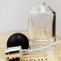 China Glass Products 50ml Empty Perfume Bottle with Transparent Design and Collar Material for sale