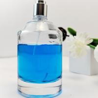 China Glass Products 50ml Empty Perfume Bottle with Transparent Design and Collar Material for sale