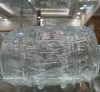 China Acceptable Customer's Logo Glass Bottle for Empty Liquor Vodka Rum Gin Brandy Whiskey for sale