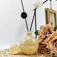 China Transparent Spherical Perfume Bottle for Volatile Essential Oils Glass Base Material for sale