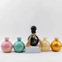 China Transparent Spherical Perfume Bottle for Volatile Essential Oils Glass Base Material for sale