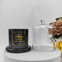 China Support Customization Scented Candle 300ML Empty Glass Cup with Glass Body Material for sale