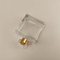 China Acceptable Customer's Logo Glass Perfume Bottle with Customized Lid 30ml 50ml 100ml for sale