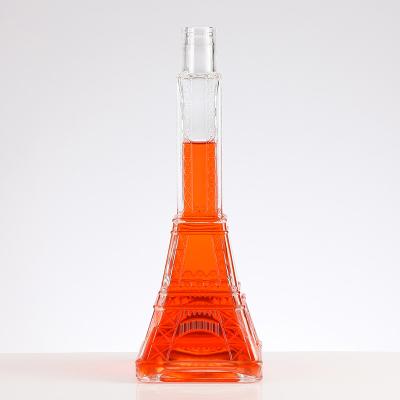 China 500ml 750ml Red Wine Bottle Special-Shaped Glass Fruit Juice Wine Beverage Bottles for sale