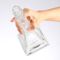 China 500ml 750ml Red Wine Bottle Special-Shaped Glass Fruit Juice Wine Beverage Bottles for sale