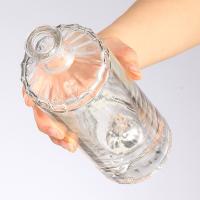 China Base Material Glass Cork Sealing 200ml 375ml 500ml Clear Bottle for Gin Tequila Rum for sale