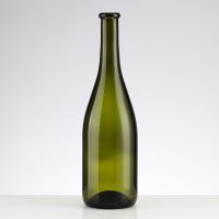 China Customer Satisfaction 500ml/750ml Amber Empty Wine Glass Bottle with Lid for sale