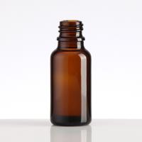 China 10ml 20ml 30ml Brown Essential Oil Glass Bottle with Bamboo Cover Base Material Glass for sale