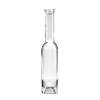 China Clear Glass Collar Top Selling Wine Organic Bottle for Clients' Specific Requirements for sale