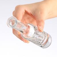 China Clear Glass Collar Top Selling Wine Organic Bottle for Clients' Specific Requirements for sale
