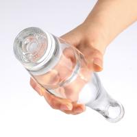China Customized Logo Mini Champagne Glass Bottle for Soft Drink Distribution and Promotion in Clear for sale
