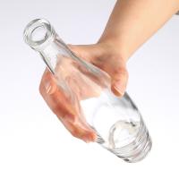 China Customized Logo Mini Champagne Glass Bottle for Soft Drink Distribution and Promotion in Clear for sale