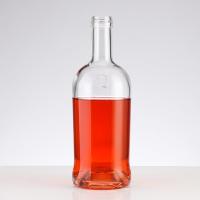 China 500ml 700ml 750ml 1000ml Glass Bottle for Liquor Vodka Gin Whiskey Base Material Glass for sale