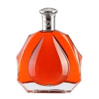 China Clear Glass Cork Bottle for Gin Vodka Spirit Wine Juice Beer Beverage Liquor Hot Stamping for sale