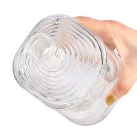 China High Weight Square Clear Empty Glass Bottles for Liquor 250ml 500ml Extra Flint Embossed for sale