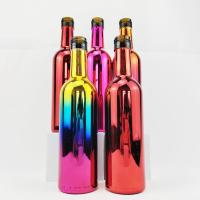 China Collar Material Glass Bottle for Champagne 200ml 375ml 500ml 750ml Colorful Free Sample for sale