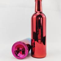 China Collar Material Glass Bottle for Champagne 200ml 375ml 500ml 750ml Colorful Free Sample for sale