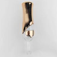 China Collar Material Glass Tall Round Long Neck Glass Bottle Ice Wine 750ml 1L Made in Cork Top for sale