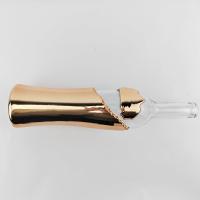 China Collar Material Glass Tall Round Long Neck Glass Bottle Ice Wine 750ml 1L Made in Cork Top for sale