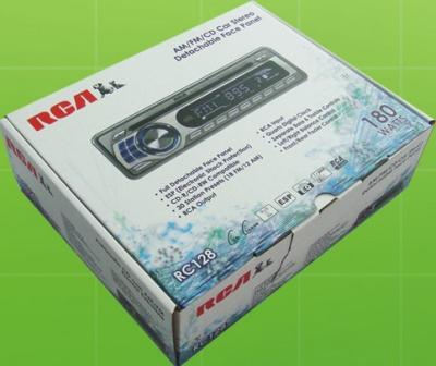 China CMYK Printing Custom Printed Cardboard Box Packaging For Car Stereo DVD for sale