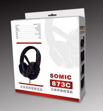 China Headphone Box Packaging / Printed Cardboard Box Packaging With Hanger for sale