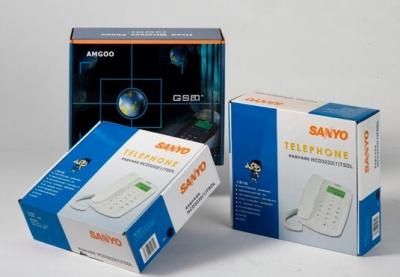China CMYK Colors Corrugated Printed Cardboard Box Packaging For Mobile for sale