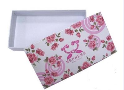 China CMYK Colors Printing Rigid Cardboard Box Packaging For Textile T-shirt for sale